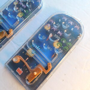 3x Classic Pinball Pocket Arcade Games Handheld Toys Pretend Play Vtg ...