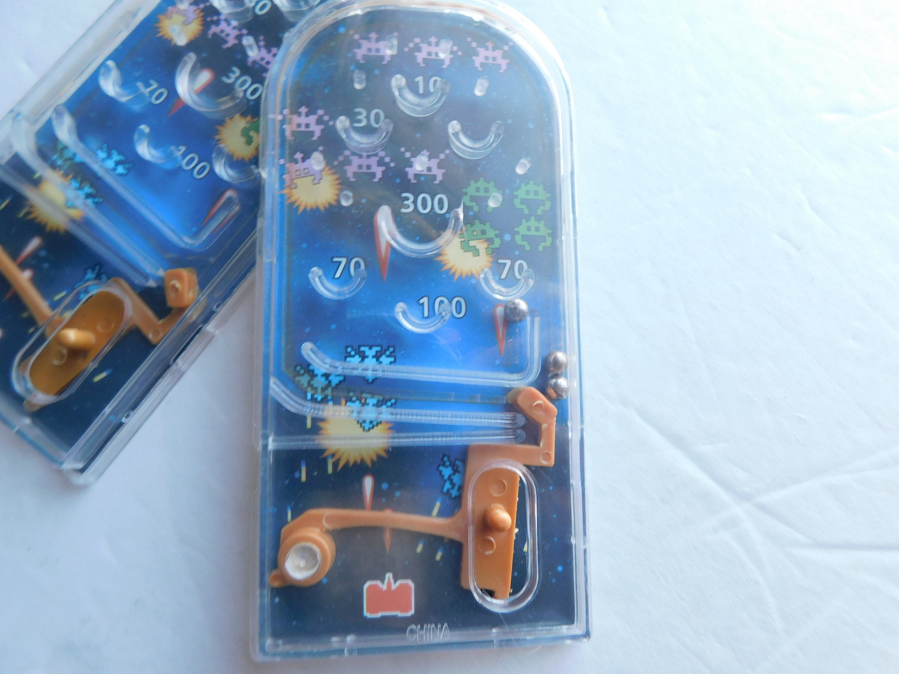 3x Classic Pinball Pocket Arcade Games Handheld Toys Pretend Play Vtg ...