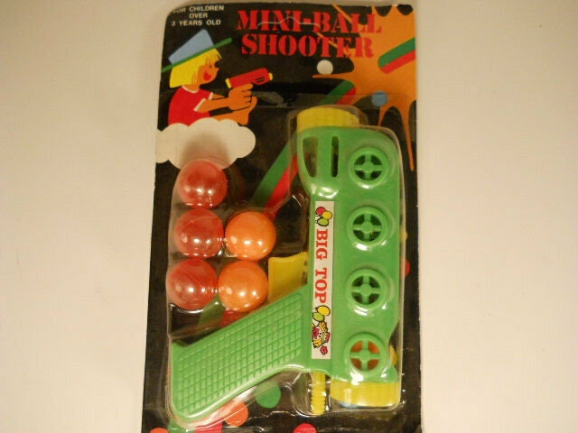 Mini Ball Shooter Toy Gun With Balls - Etsy