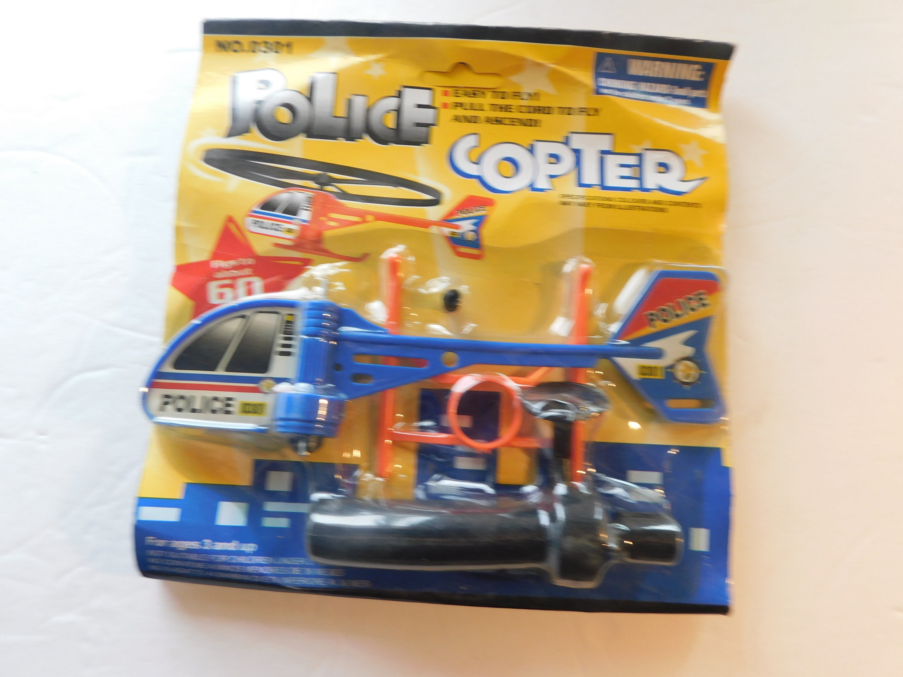 Toy Zoom Police Copter launcher Helicopter Flies Upto 60 feet | Etsy