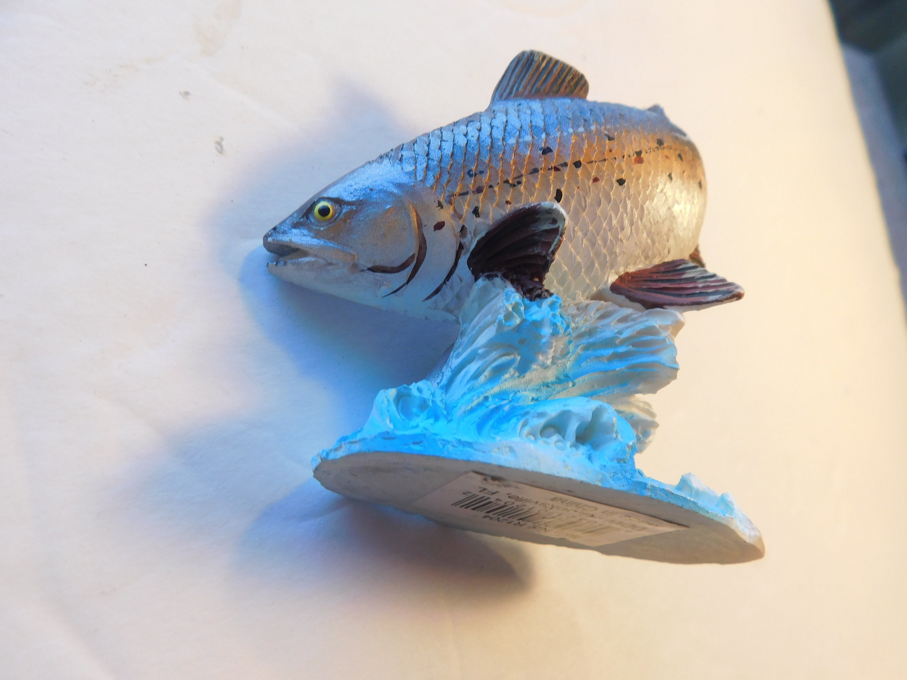 Trout on Water Hand Painted Fish Figurine Decorative n963 | Etsy