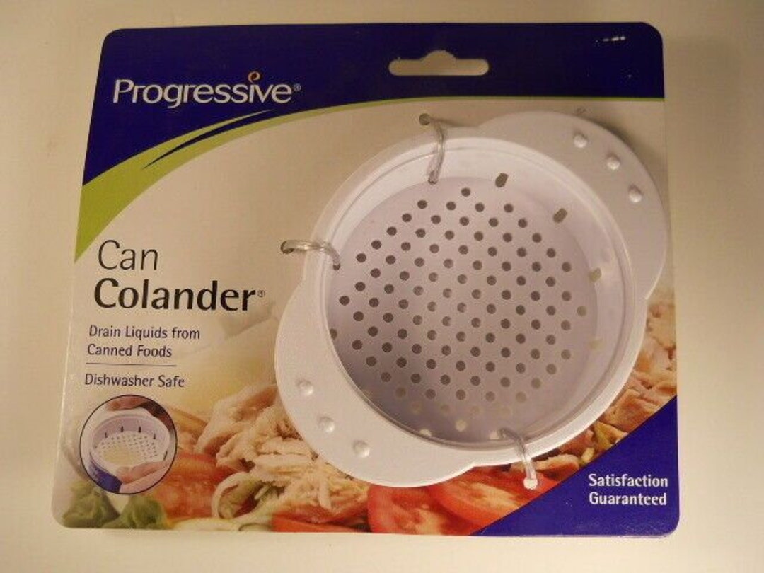 Strainer Can Colander Progressive White Drain Liquids Canned Food - Etsy