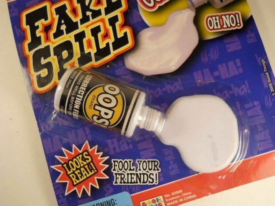 Novelty Toy Fake Spill OOPS Pretend Play Gag Item - Etsy