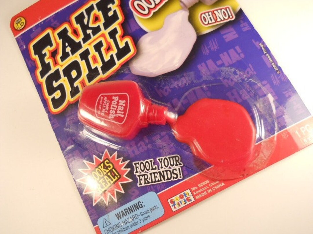 Novelty Toy Fake Spill Nail Polish OOPS Pretend Play Gag Item - Etsy