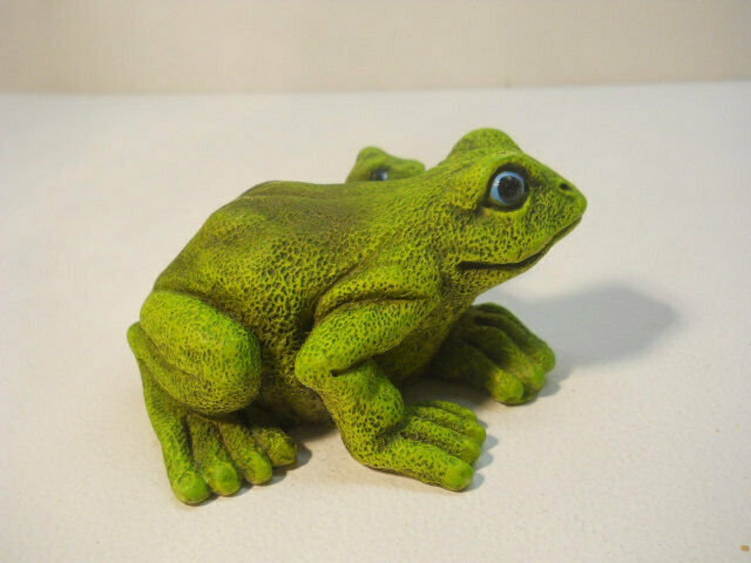 Swamp Frog Figurine Collectibles Frogs Statue Table Decor Vintage - Etsy