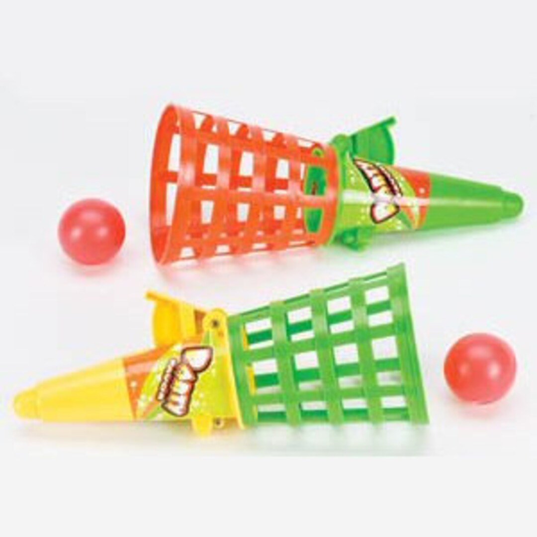 2x Pop N Catch Click Catch Game Ball Shooter Play Set Toys Vintage ...
