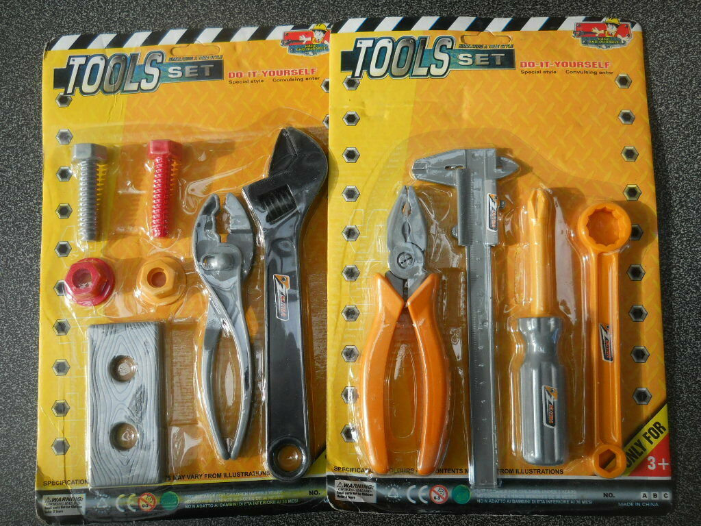 2x Kids Toy Tool Set Tools for kids Pretend Play Handyman Toys | Etsy