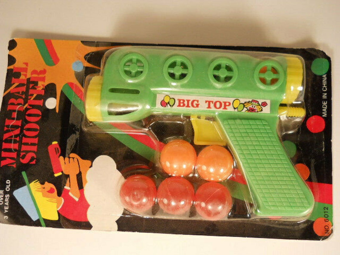 Mini Ball Shooter Toy Gun With Balls - Etsy