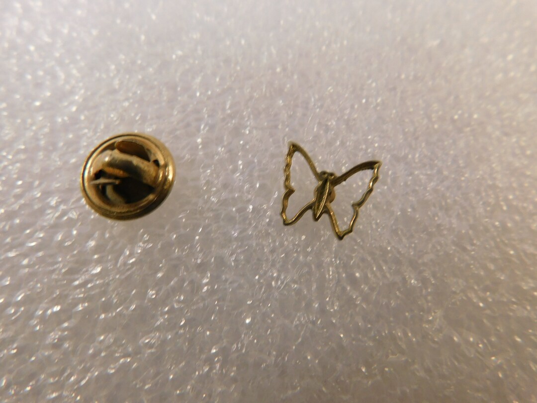 Vintage Gold Butterfly Hat Pin Hat Tack Tie Tack GF Fashion Jewelry - Etsy