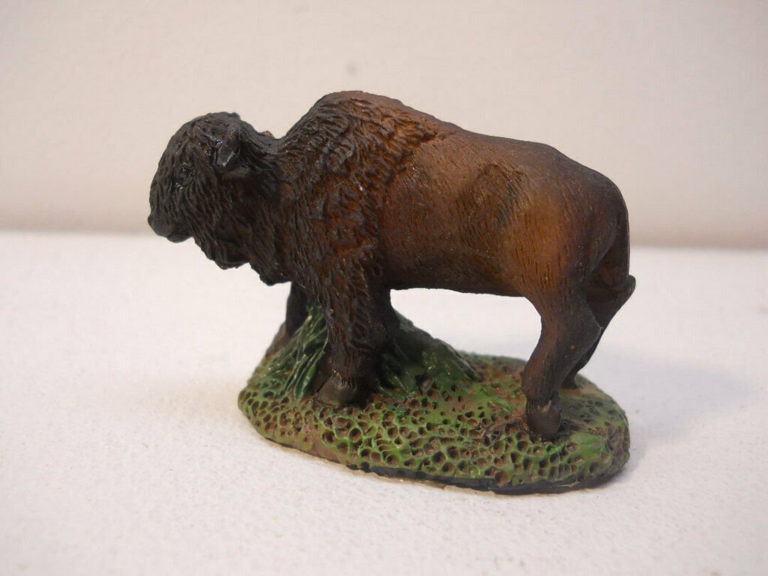Buffalo Figurine Animals Wildlife Decorative Native Collectible #237 - Etsy