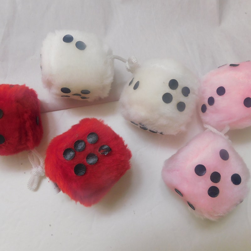 Fuzzy Dice - Etsy