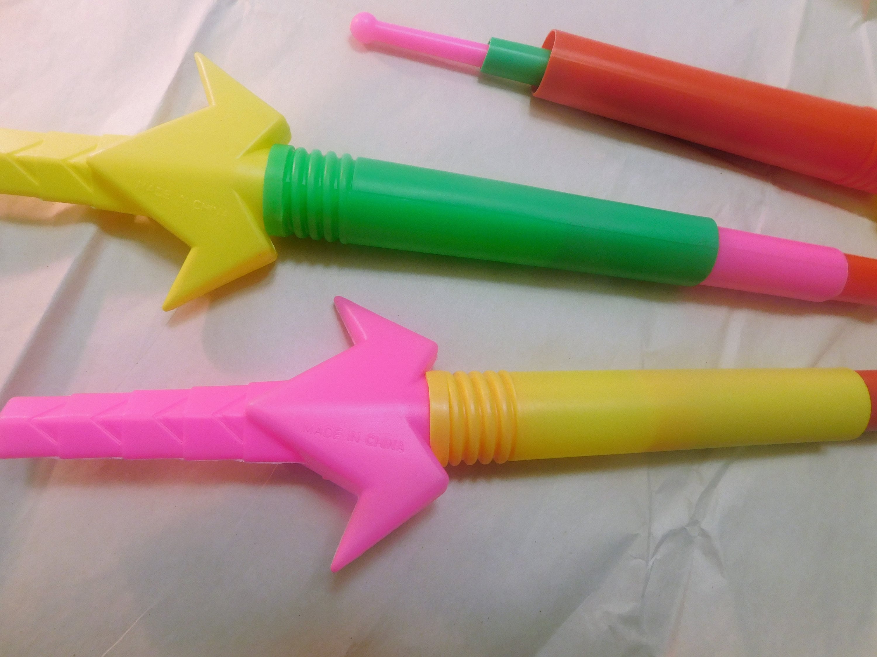 Vintage Toy Extendable Sword Hand Swords Asst Colors Toys - Etsy