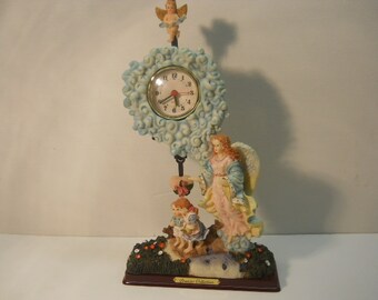 Angel Mantel Clock - Etsy
