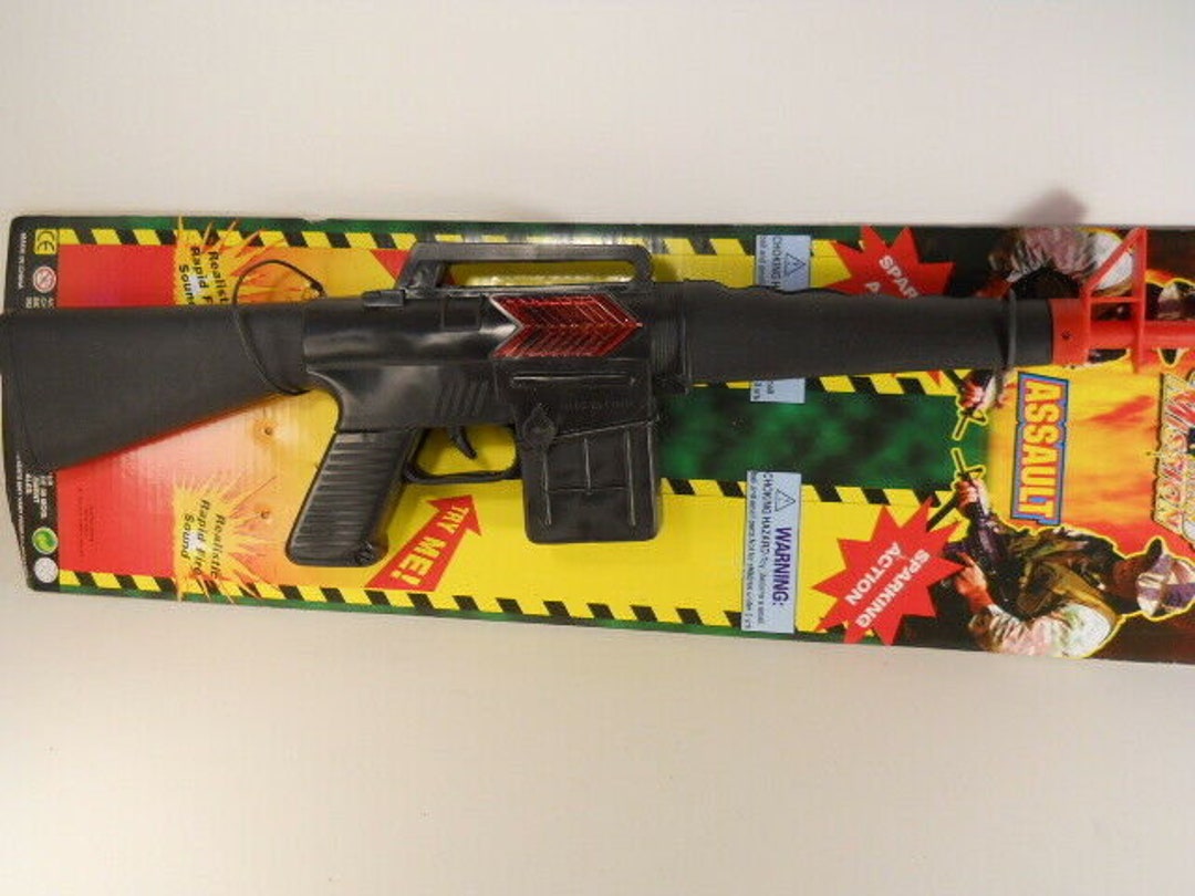 2x Assault Action Rifle Police Force Toy Machine Gun W/sound 19" L - Etsy