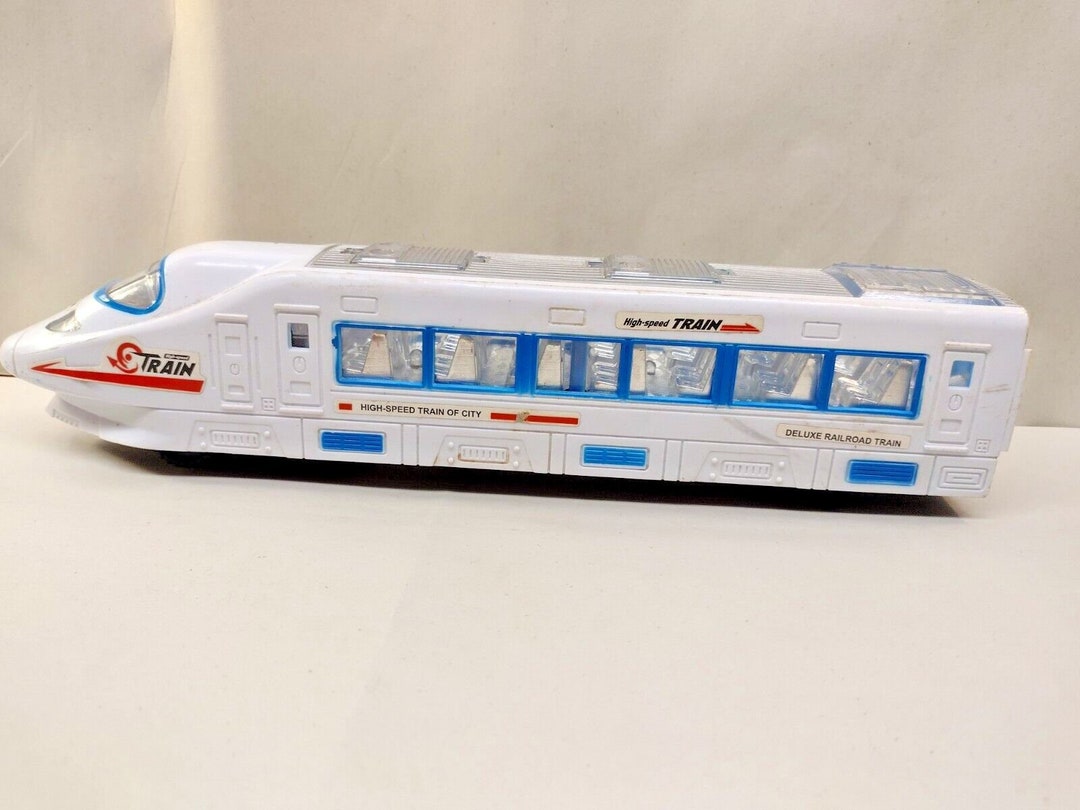 13 High Speed Toy Train With Lights & Sound Vehicle Batt Oper - Etsy