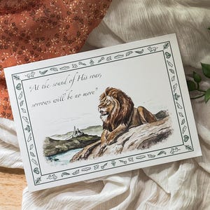 PREORDER Chronicles of Narnia | A7 Greeting Cards - Four Pack | Aslan ...