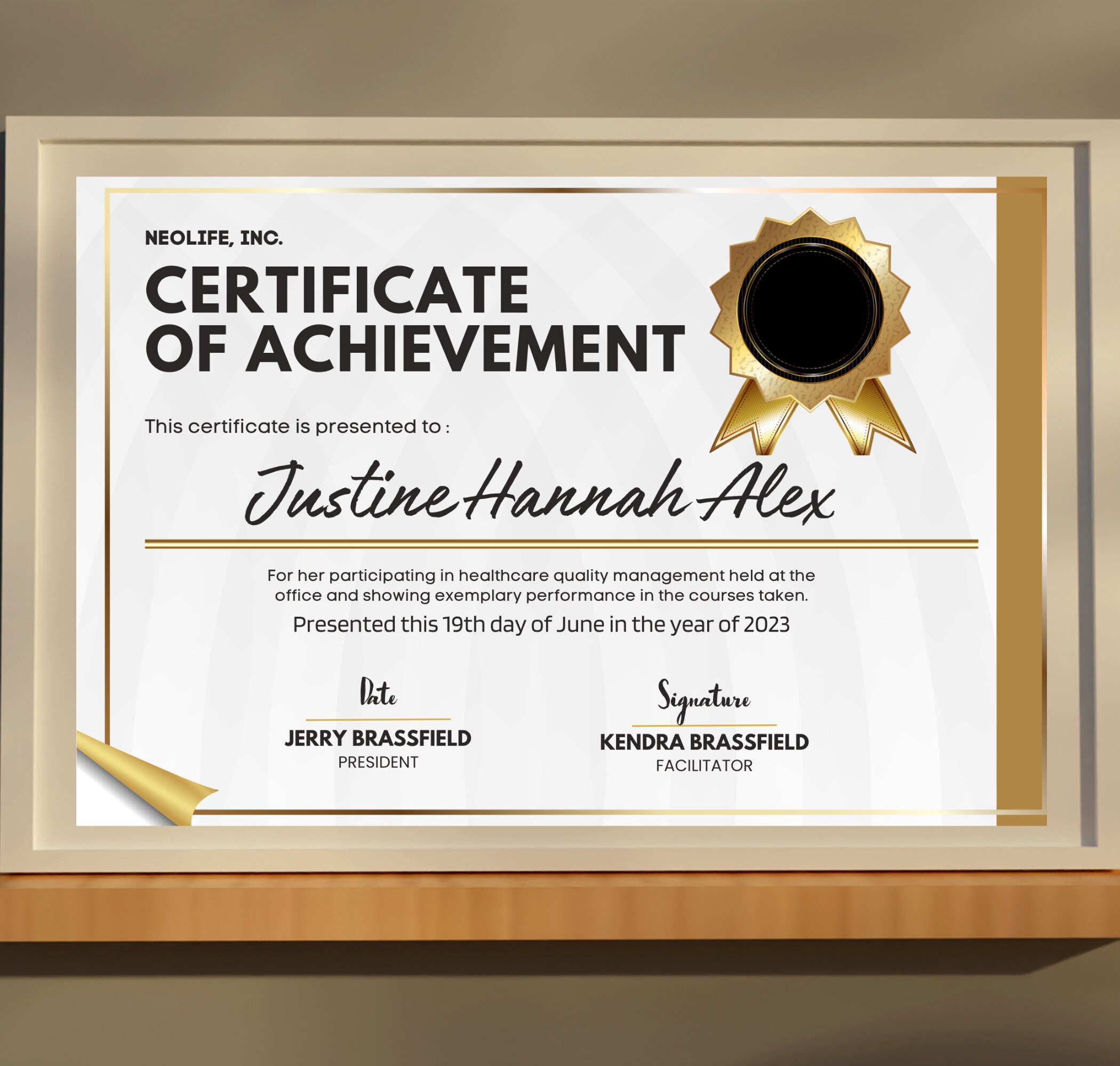 Award-winning Digital Certificate of Achievement, Custom Design ...