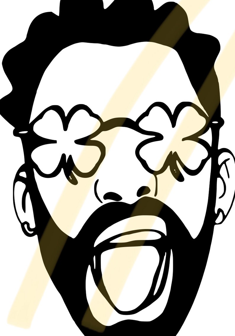 Bad Bunny Outline Svg | Etsy Singapore