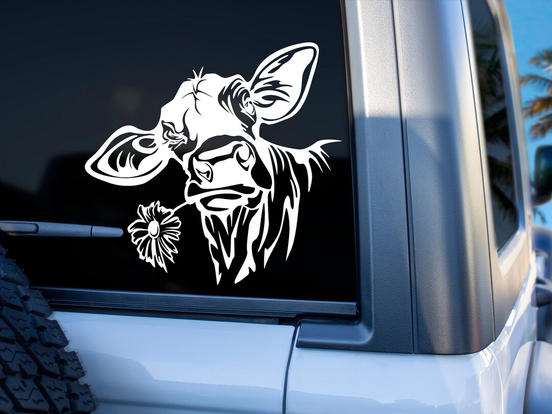 Cow Decal Baby Cow Sticker Baby Cow Decal Calf Decal Calf - Etsy New ...