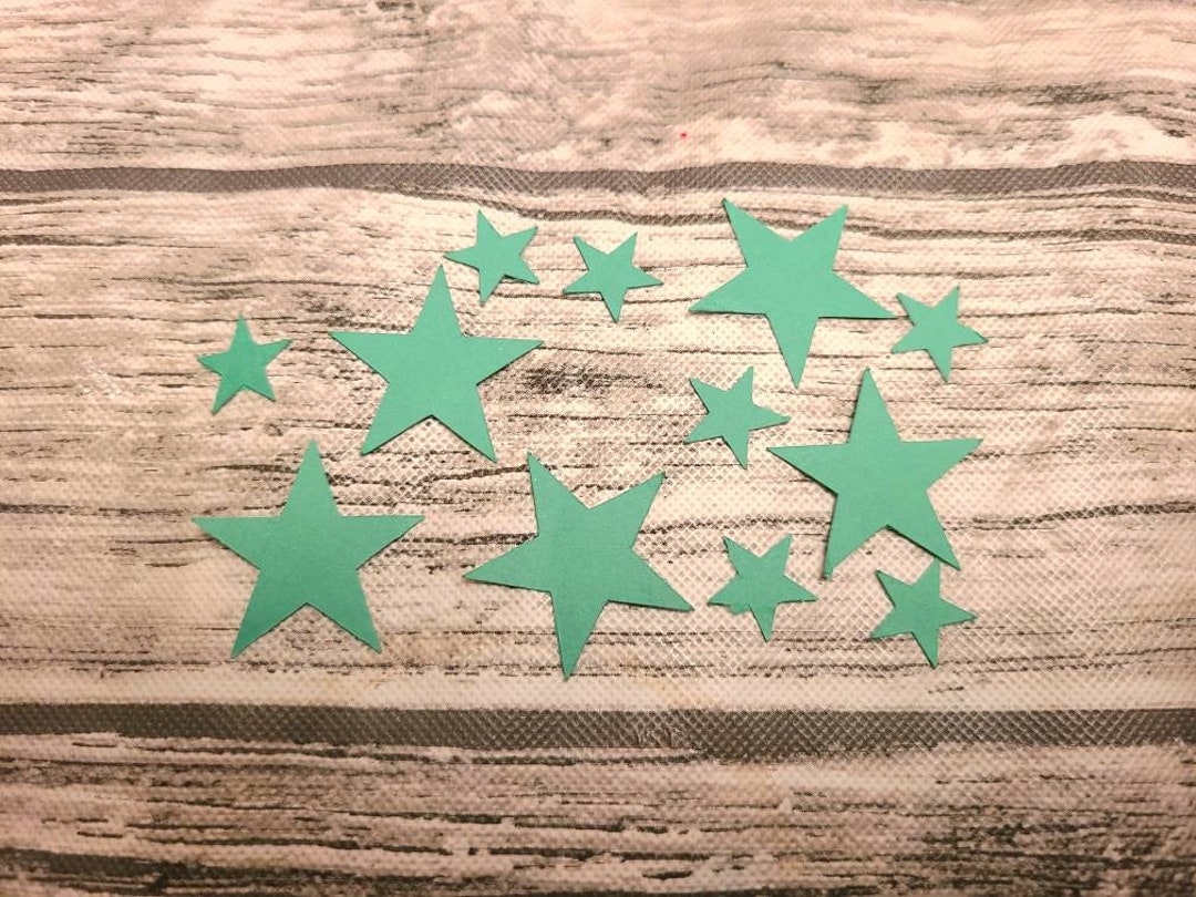 Cardstock Stars 25 Star Die Cut Paper Stars Bulletin Board - Etsy
