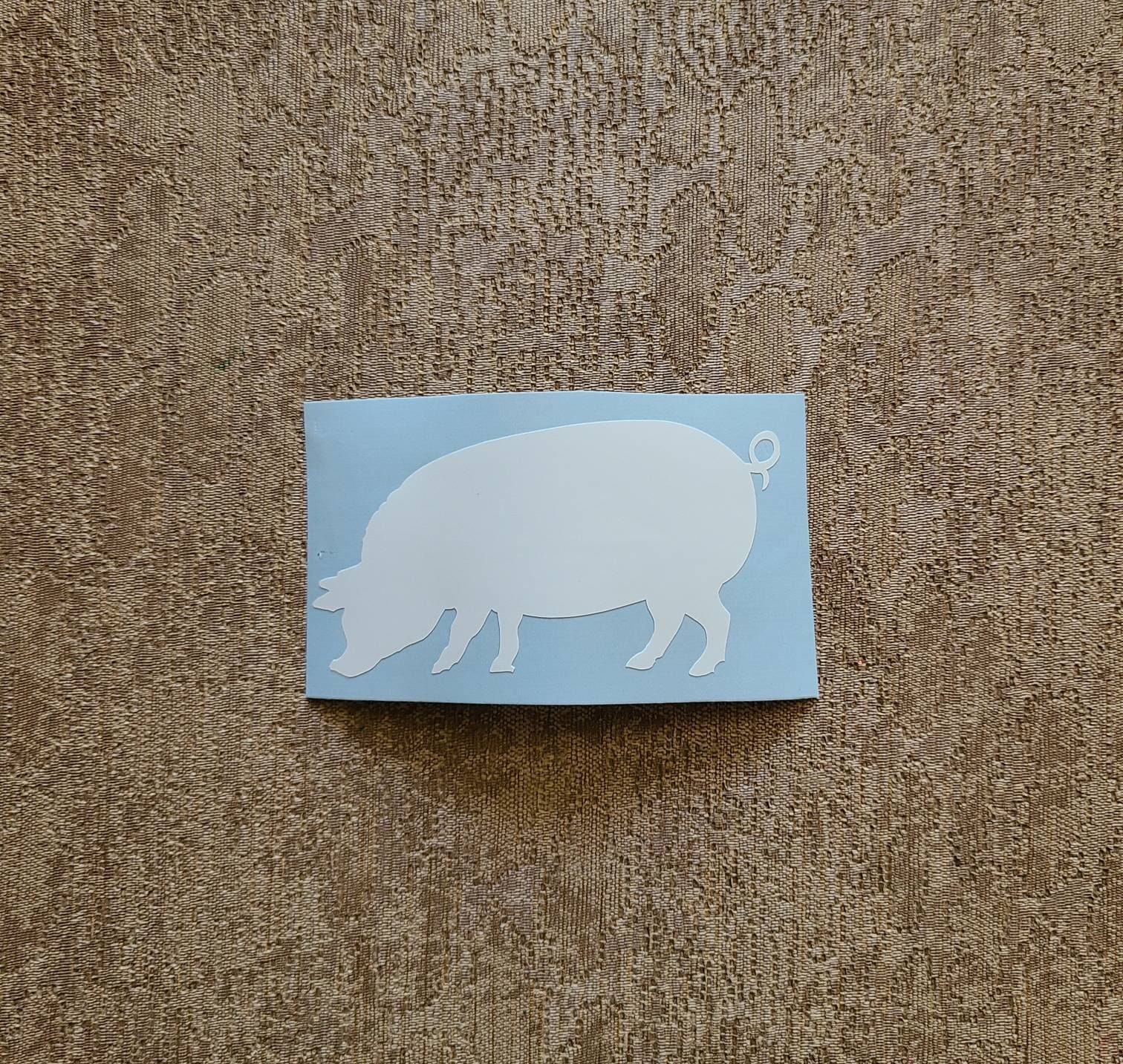 Pig Decal, Pig Sticker, Pig Vinyl Decal, Pig Tumbler Decal, Pig Laptop ...