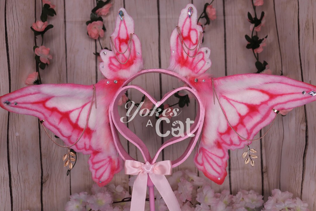 Pink Butterfly/moth Realistic Ears - Etsy
