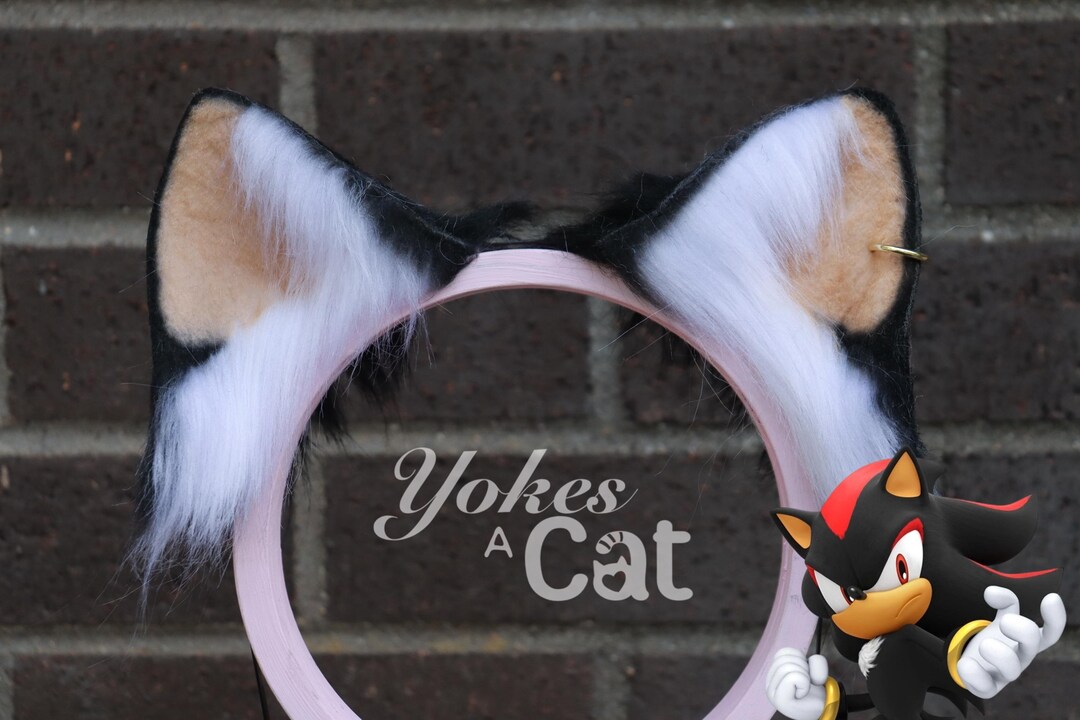 Shadow the Hedgehog Realistic Cosplay Ears - Etsy UK