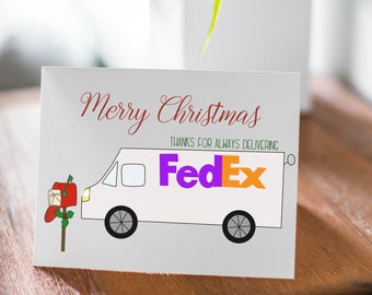 Fedex Driver Card - Etsy