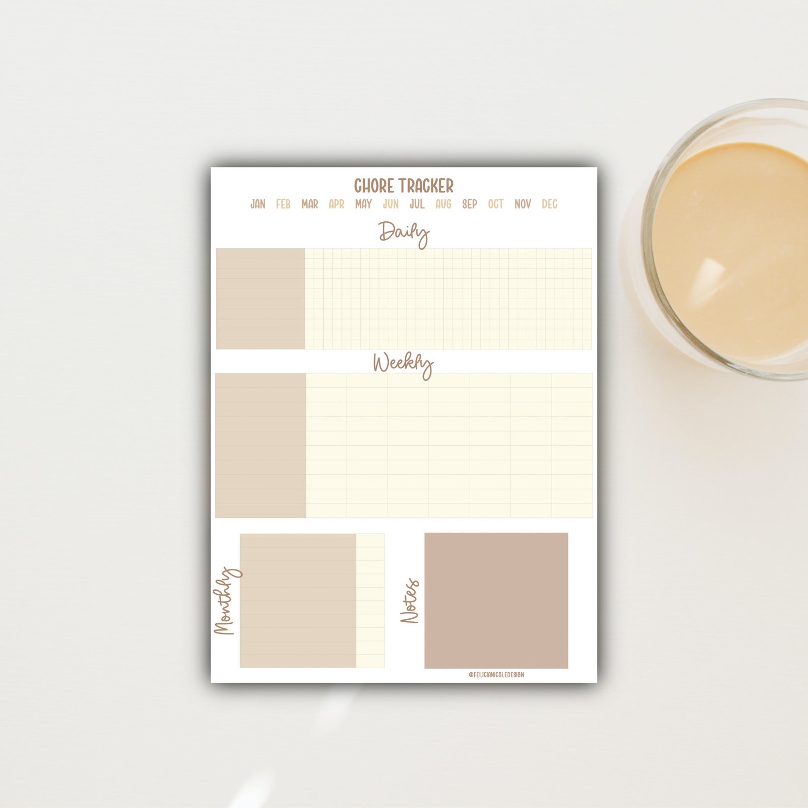 Printable Chore Chart Digital Chore List Printable - Etsy