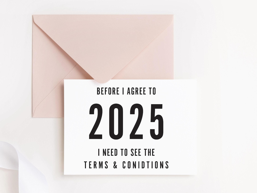 Funny 2025 Cards, Funny New Years Card Set, Happy New Year Cards 2025 ...
