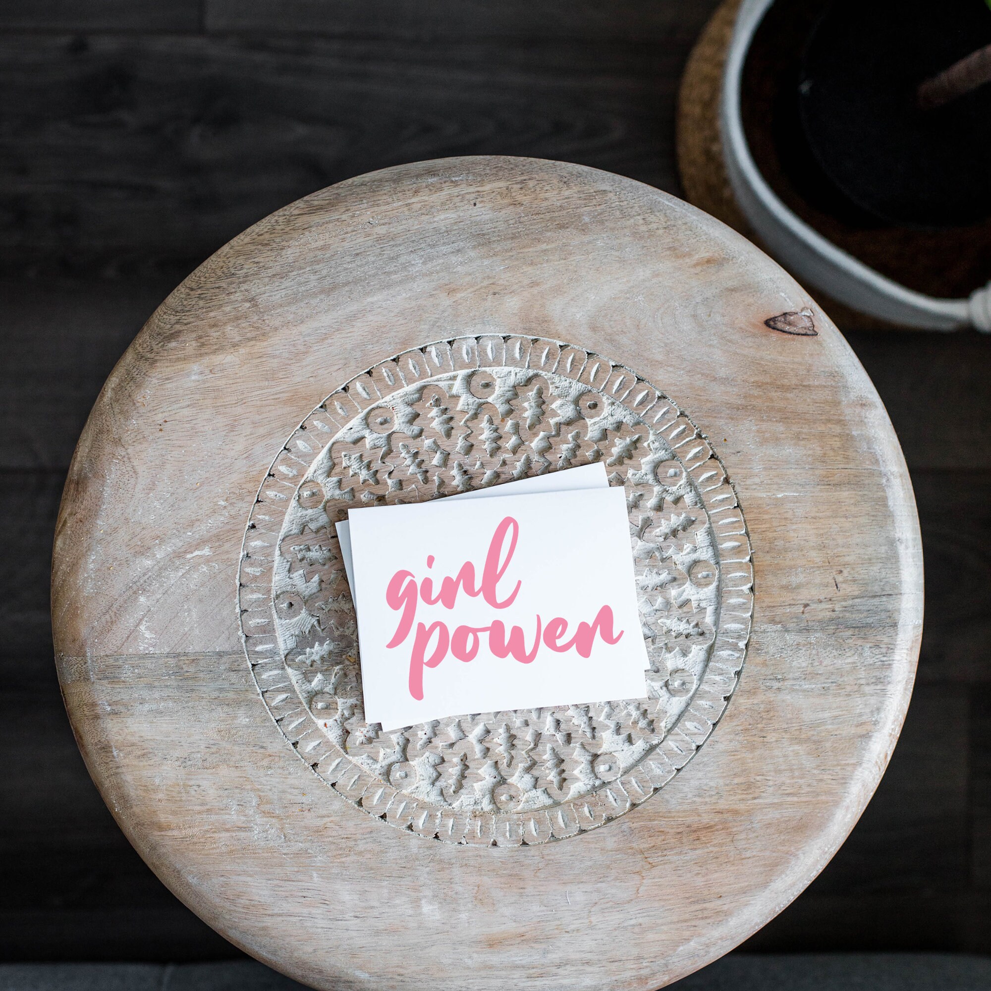 Girl Power Card for Woman International Women's Day Card - Etsy