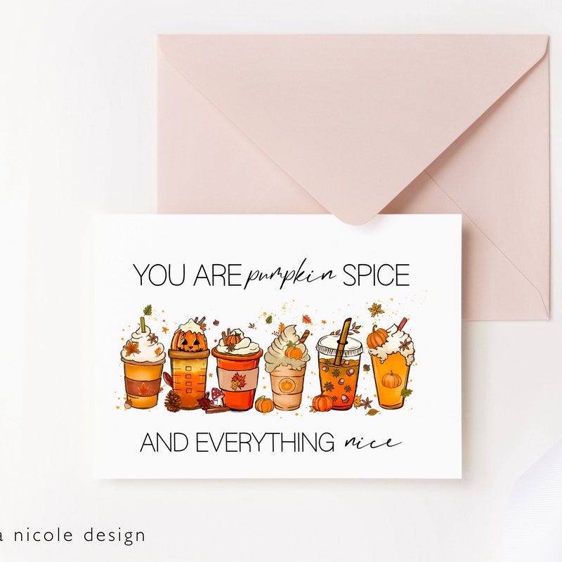 Fall Greeting Card - Etsy