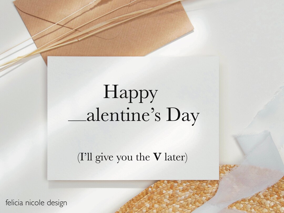 DIGITAL DOWNLOAD Valentines Day Cards, Dirty Valentine Card for Him ...