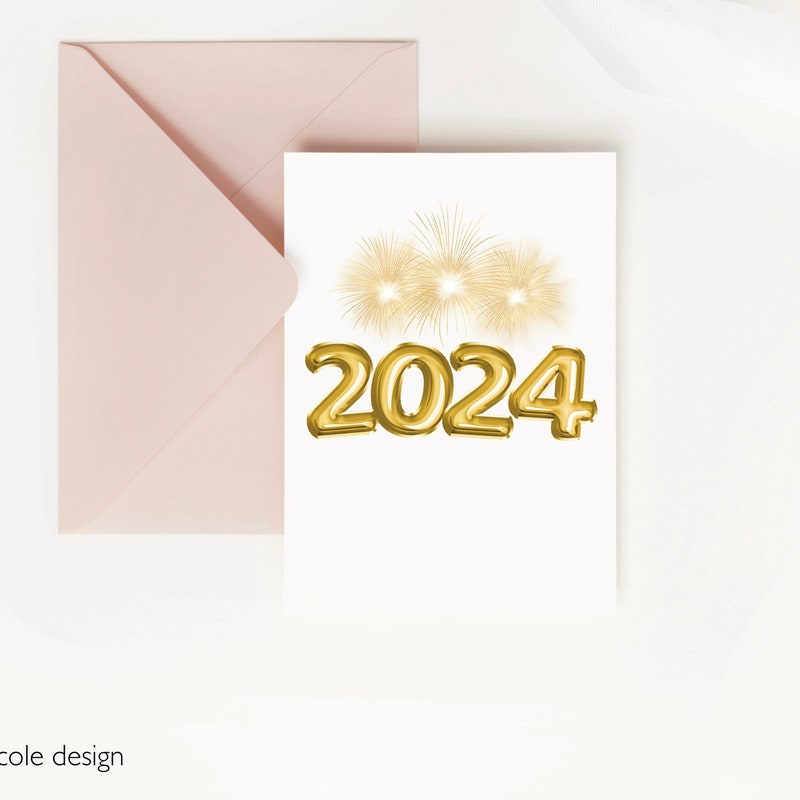 Happy New Year Card - Etsy