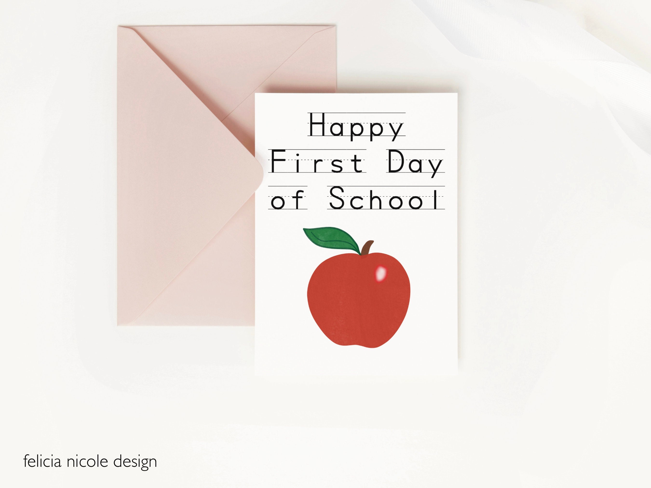 Happy First Day Of School Card