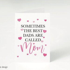PRINTABLE Fathers Day Card for Mom, Funny Card for Moms, Happy Fathers ...
