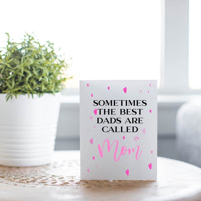 PRINTABLE Fathers Day Card for Mom Funny Card for Moms Happy - Etsy