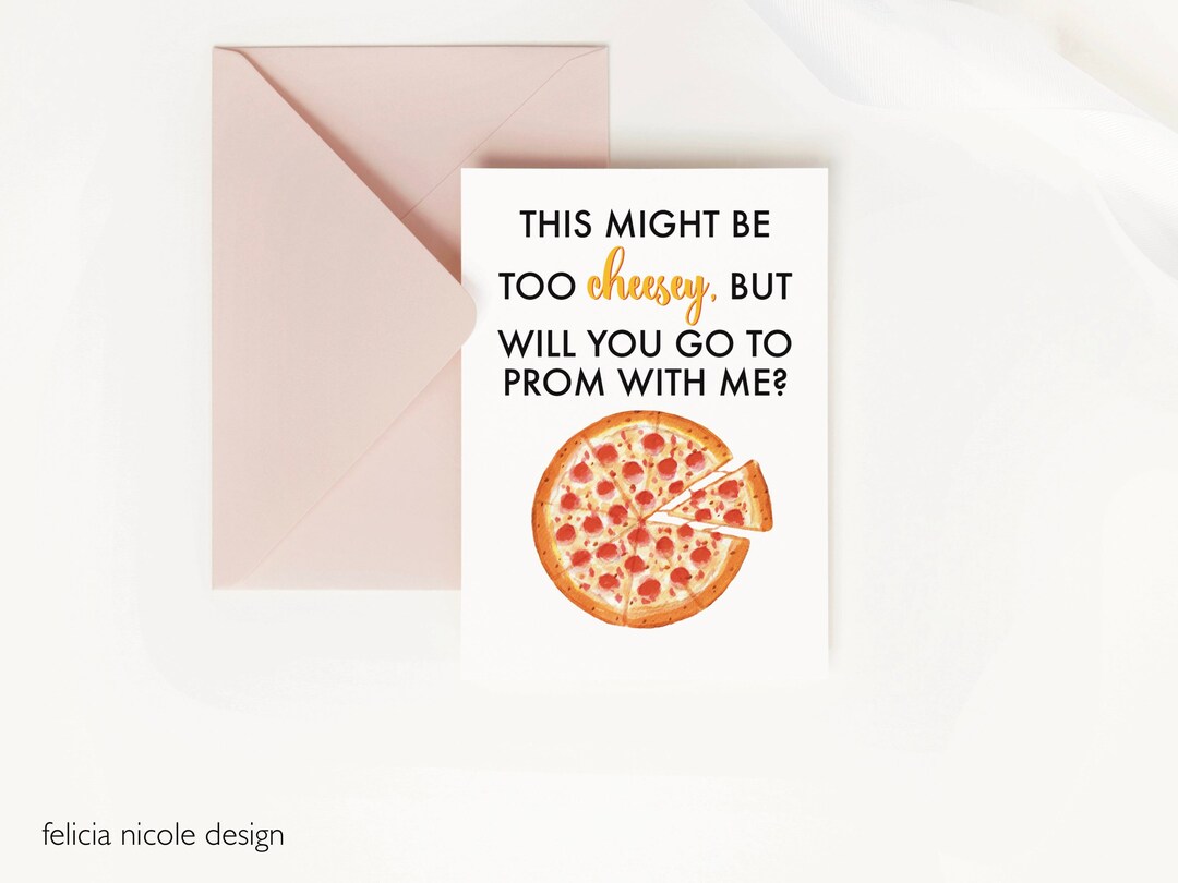 Prom Proposal Card for Boyfriend, Promposal Ideas, Promposal Card for ...