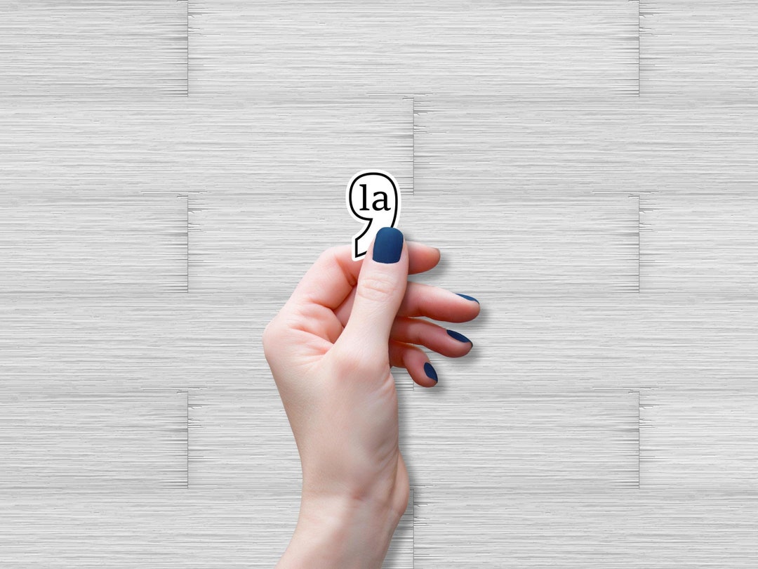 Comma La Sticker for Water Bottle, Kamala Harris 2024 Sticker, Madam ...