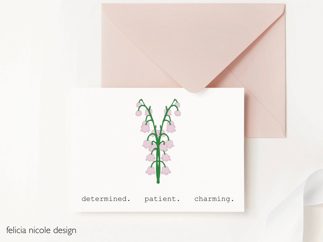 May Birthday Cards for Her, May Birth Flower Gift for Women, Spring ...