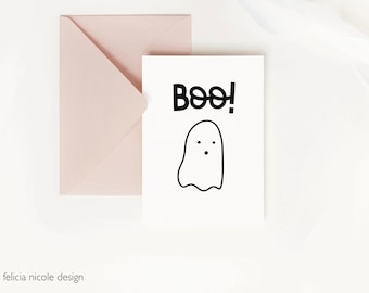 Funny Halloween Love Card hey Boo-tiful - Etsy
