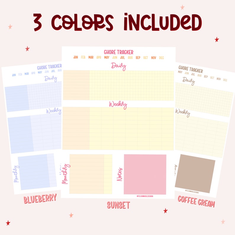 Printable Chore Chart Digital Chore List Printable - Etsy