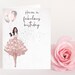 Cute Birthday Card for Girl, Printable Birthday Card for Kids, Happy ...