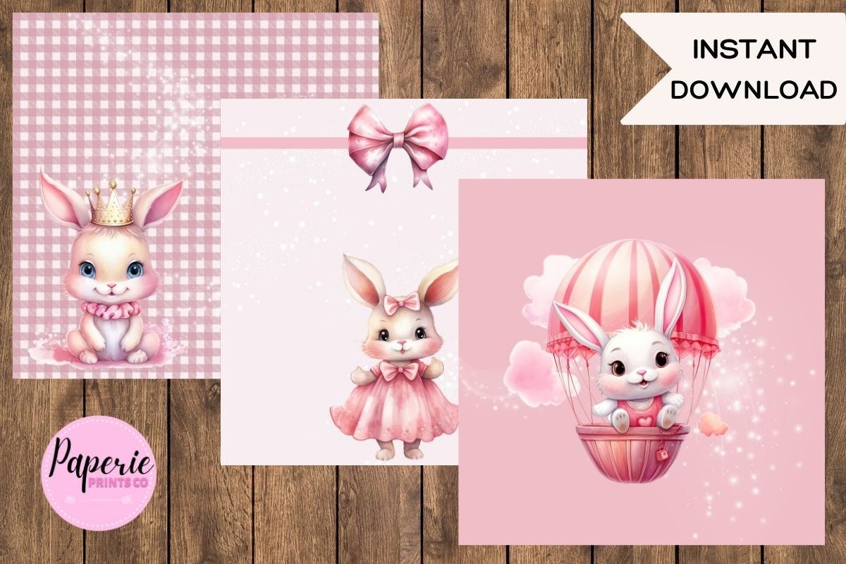 Cute Girl Scrapbook Kit Printable Little Girl Digital Scrapbook Kit and ...