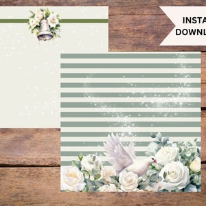 Wedding Scrapbook Paper Printable Elegant Wedding Scrapbook Paper ...
