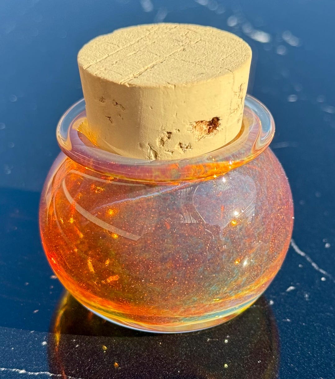 Glass Blown Jar - Etsy