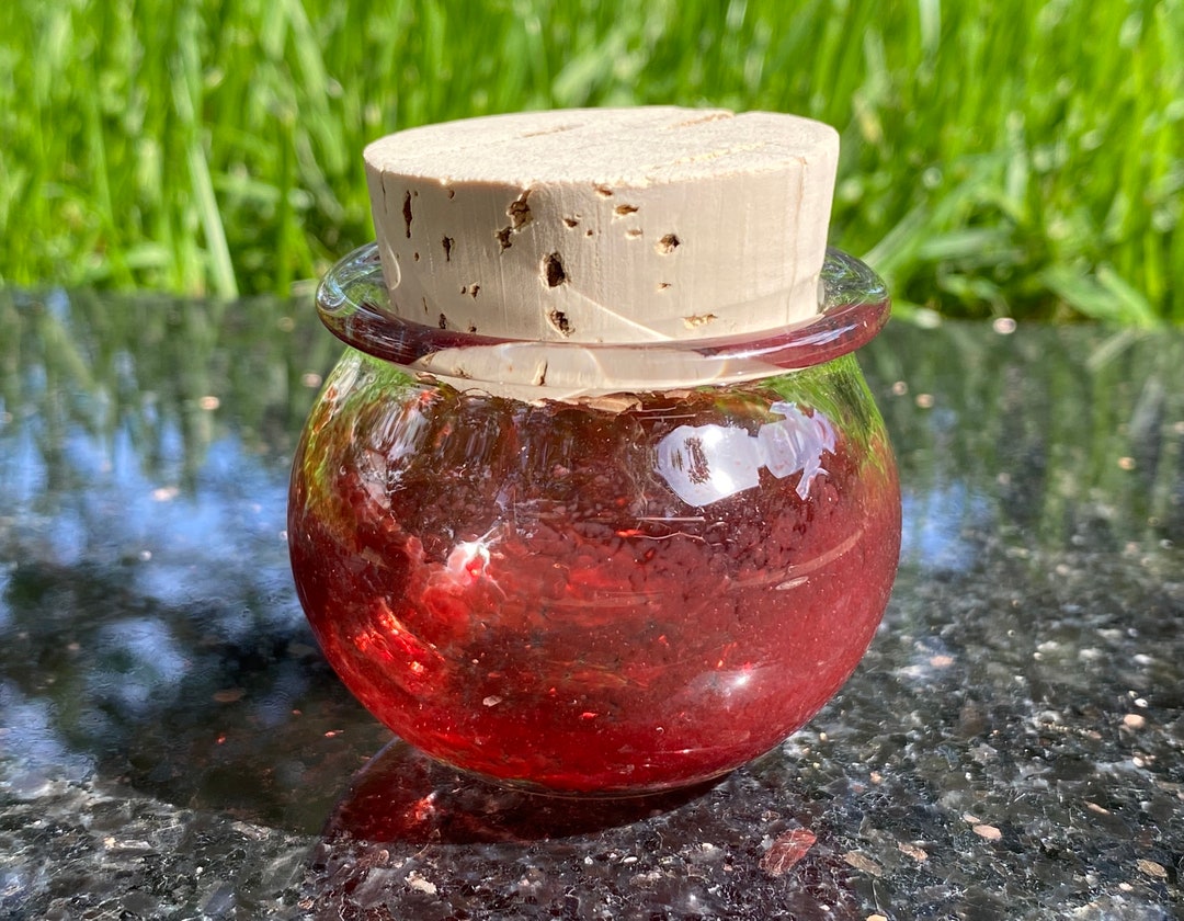 Glass Blown Jar - Etsy