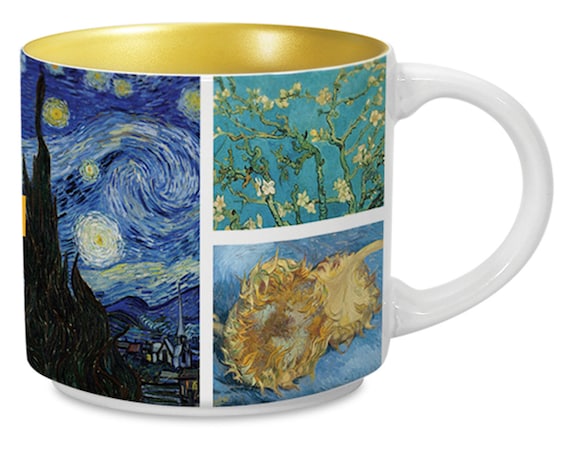 MUG Large Van GOGH Masterworks Metallic Finish | Etsy