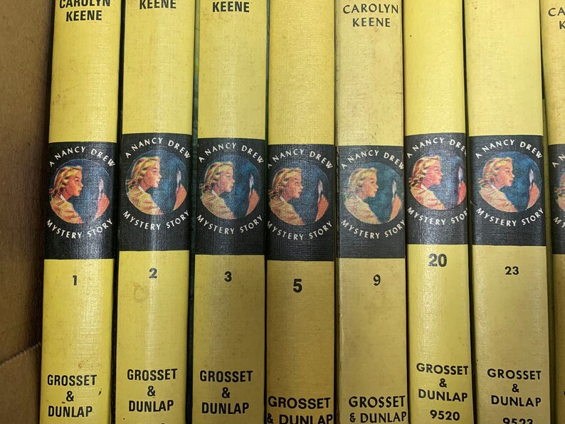 Grosset & Dunlap Vintage Books nancy Drew Series 1956-1972 17 Volumes ...