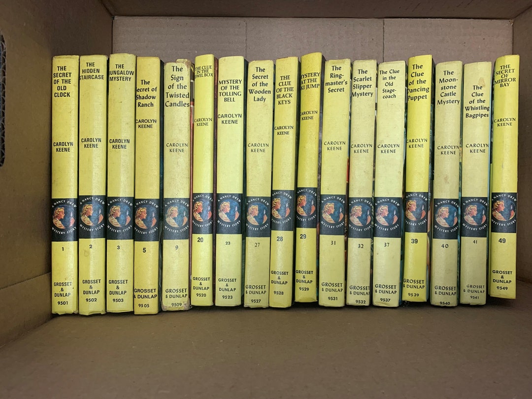 Grosset & Dunlap Vintage Books nancy Drew Series 1956-1972 17 Volumes ...